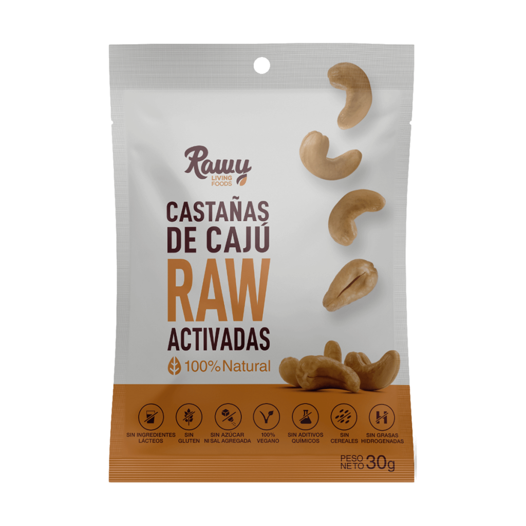 Frutos Secos Casta as Raw Activadas 30g Rawy Living Foods Frutos Secos Casta as Raw Activadas 30g Rawy Living Foods