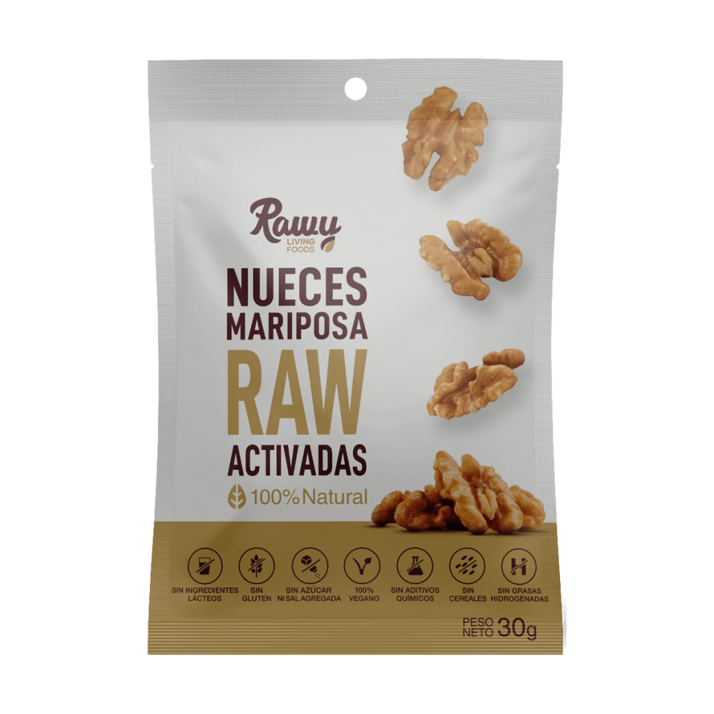 Frutos Secos Nueces Raw Activadas 30g – Rawy Living Foods